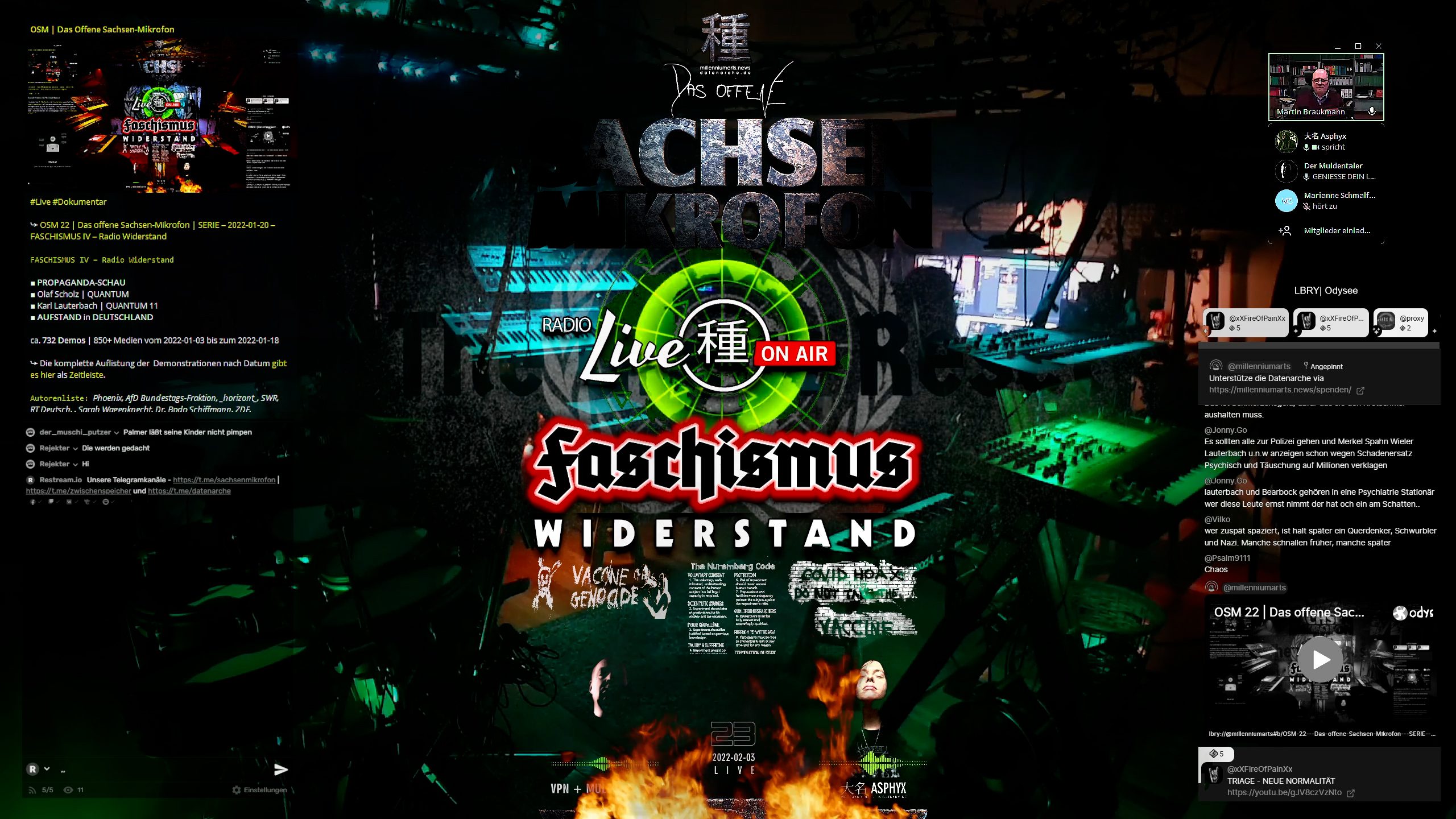 Radio Widerstand → OSM 23 | SERIE – 2022-02-03 - FASCHISMUS V