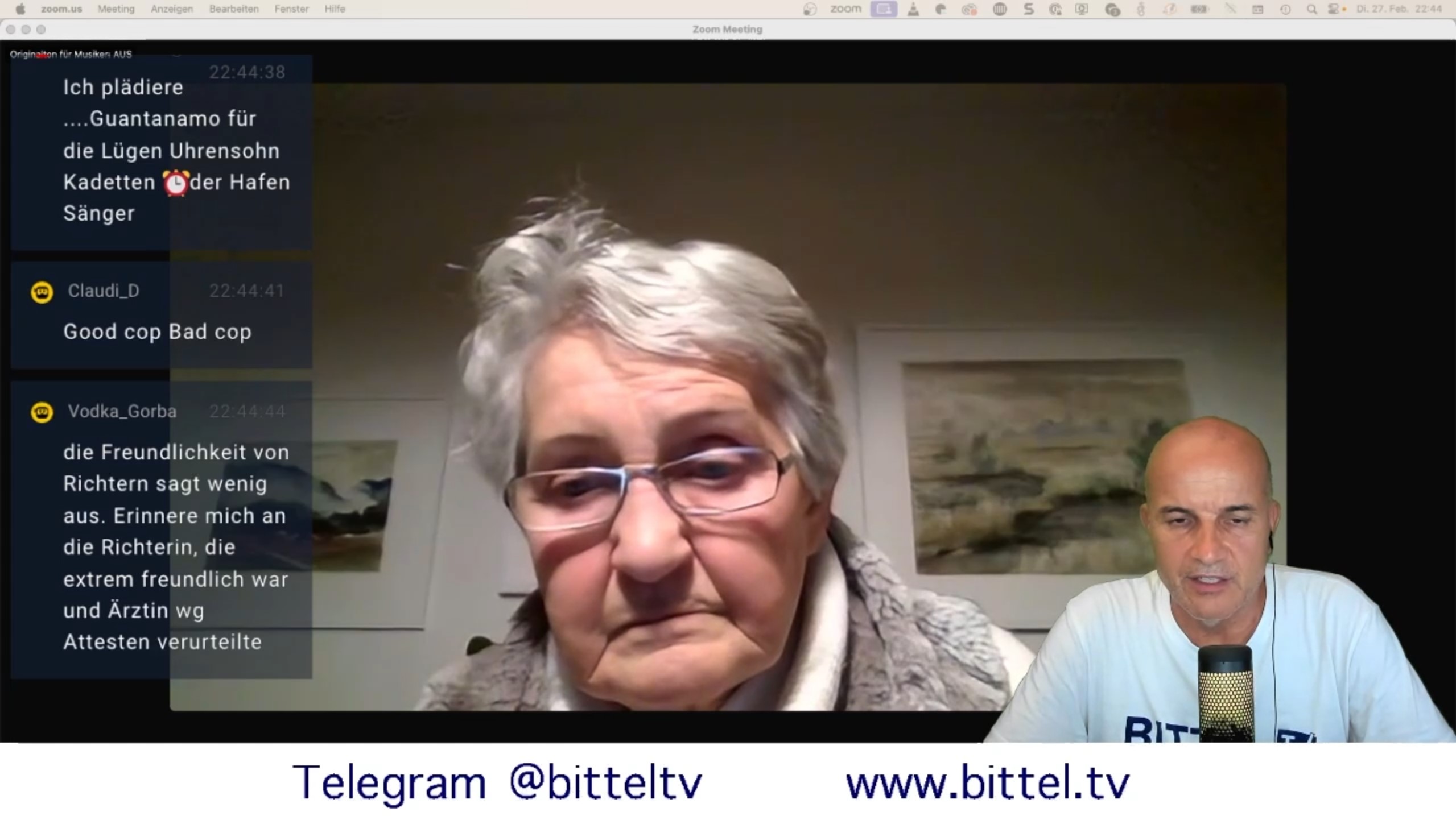 Reiner Fuellmich - 2024-02-27 - Bittel TV Update - Prozess, Justus P ...